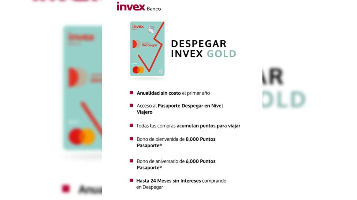 Tarjeta de crédito INVEX Despegar GOLD: ¿La Mejor para viajar y volar ...