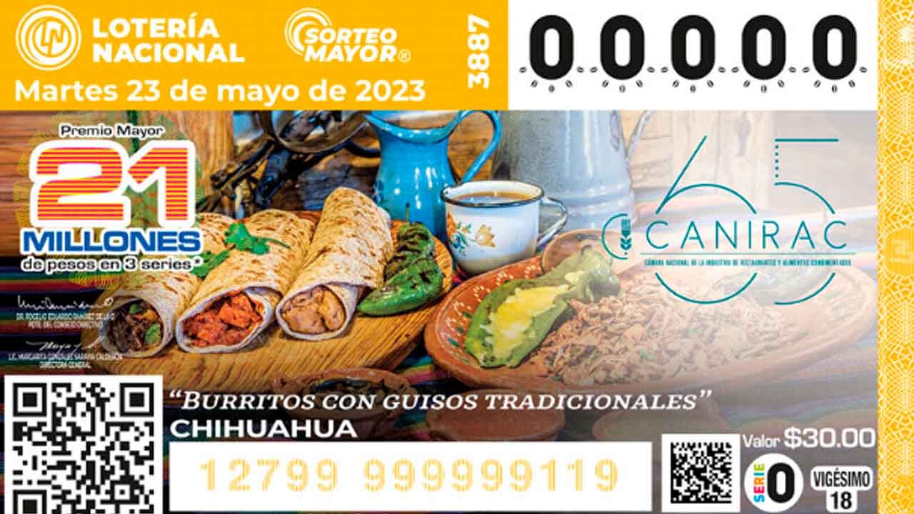 Resultados Sorteo Mayor 3887 hoy 23 de mayo de 2023: PDF